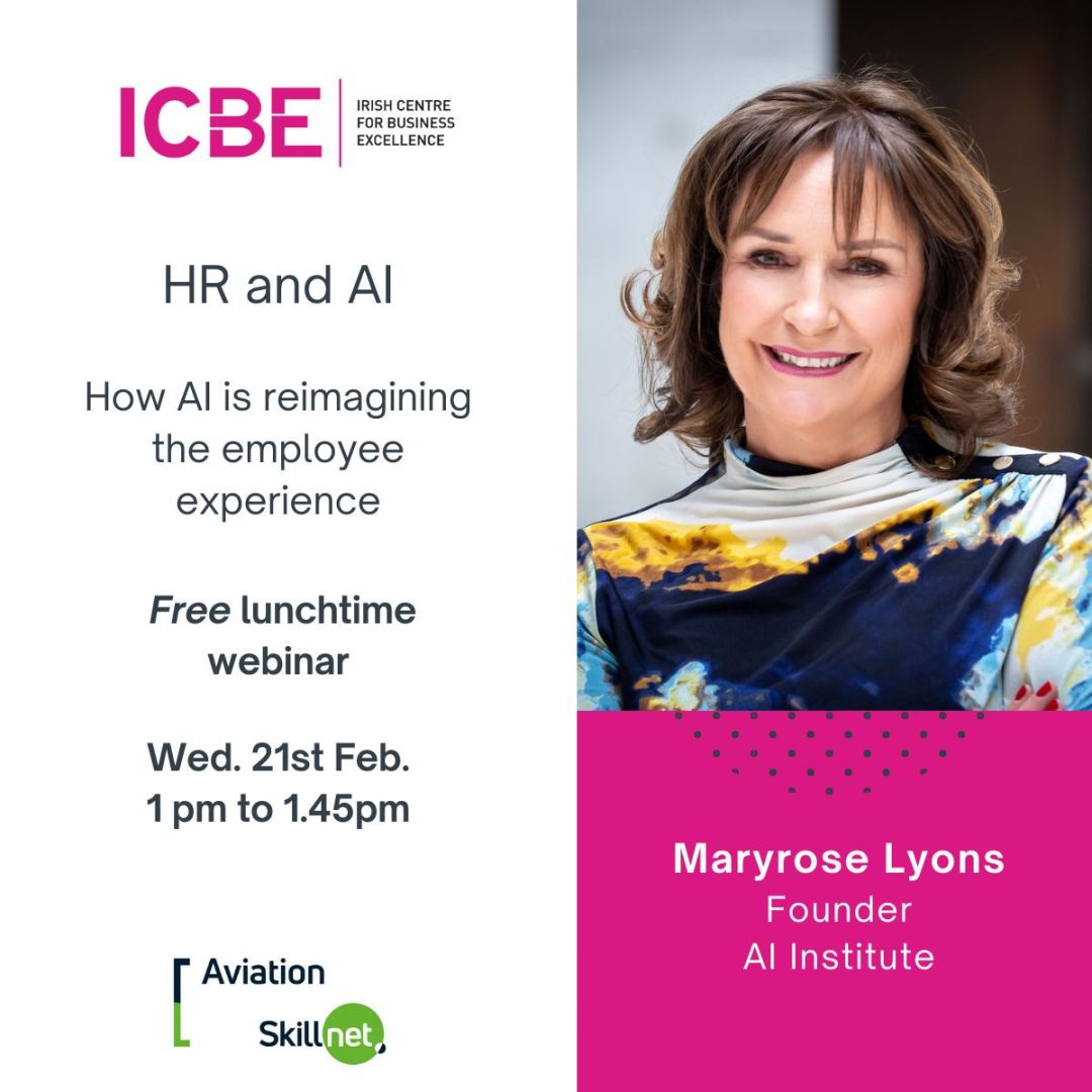 HR and AI - How AI is reimagining the employee experience | Free Webinar | ICBE | Irish Centre ...